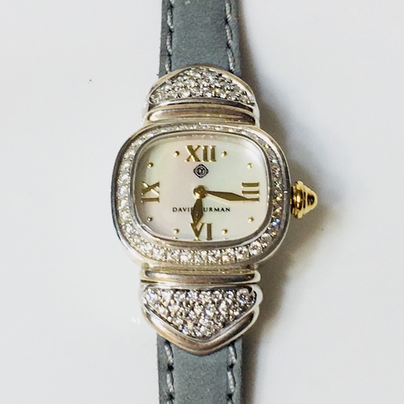 David Yurman | Accessories | David Yurman Sterling 8k Diamond Watch ...